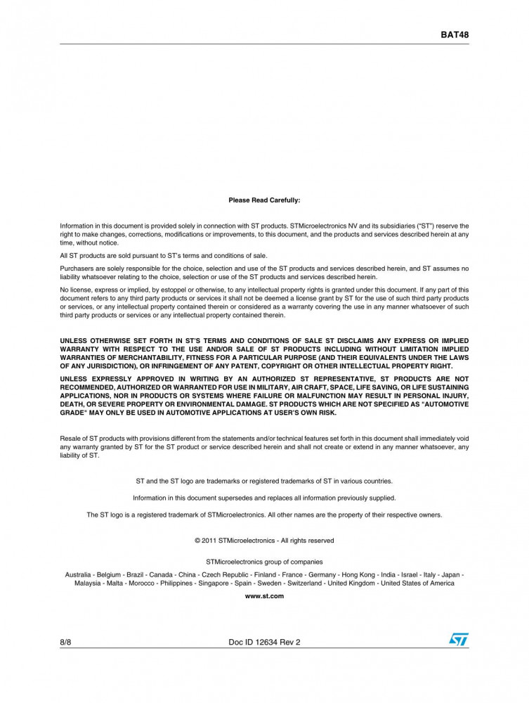 BAT48 datasheet page 8
