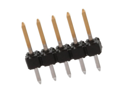 KK 254 Breakaway Header, Vertical, 5 Circuits, 0.76µm Gold (Au) Plating, Mating Pin Length 6.09mm, Bag for sale