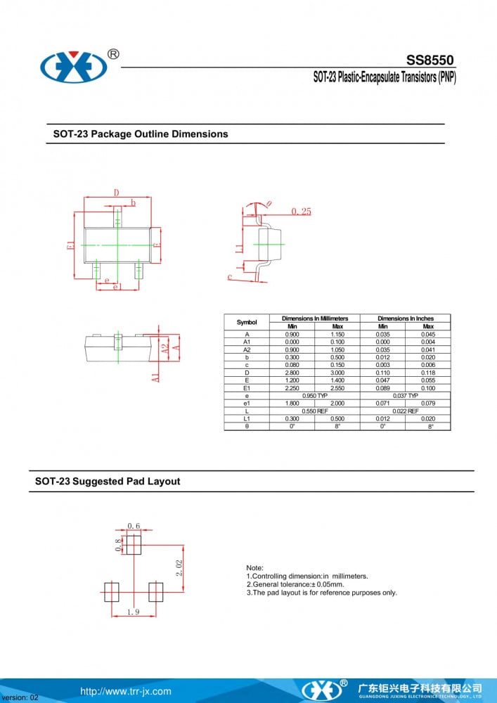 SS8550 Y2 datasheet page 3
