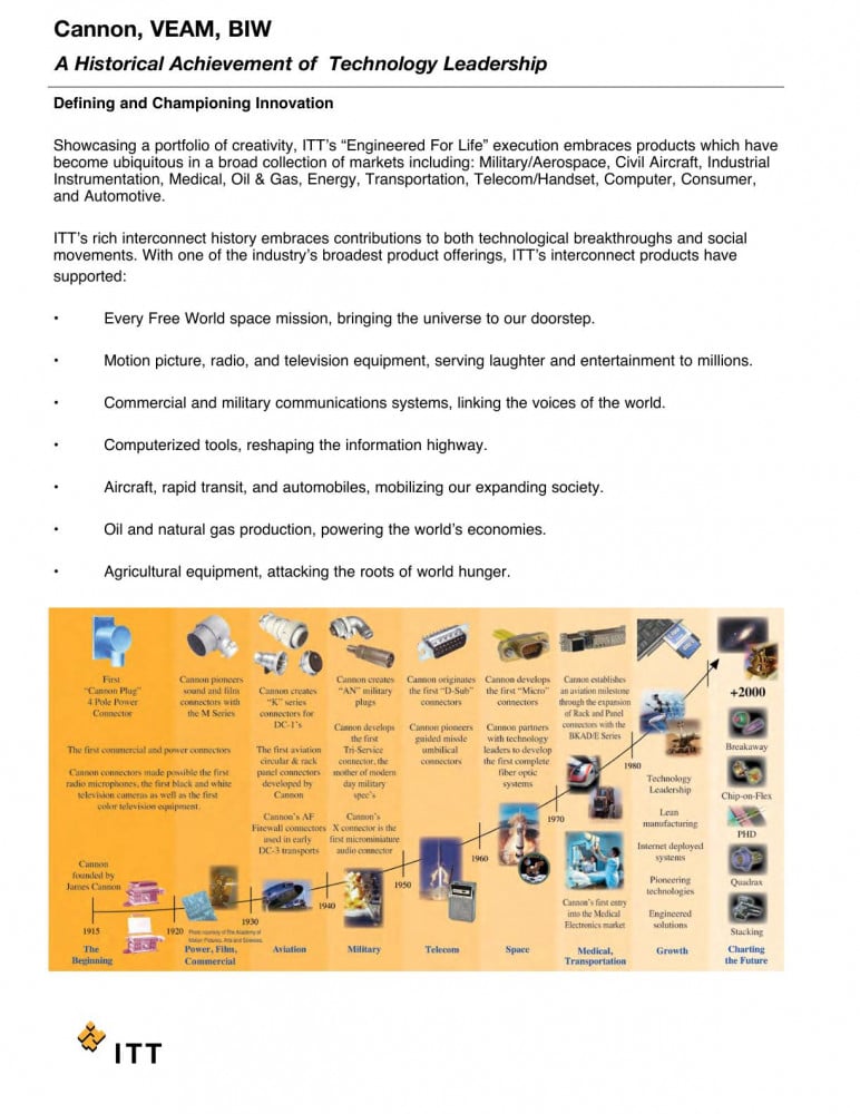 ITT CANNON APD documentation page 2