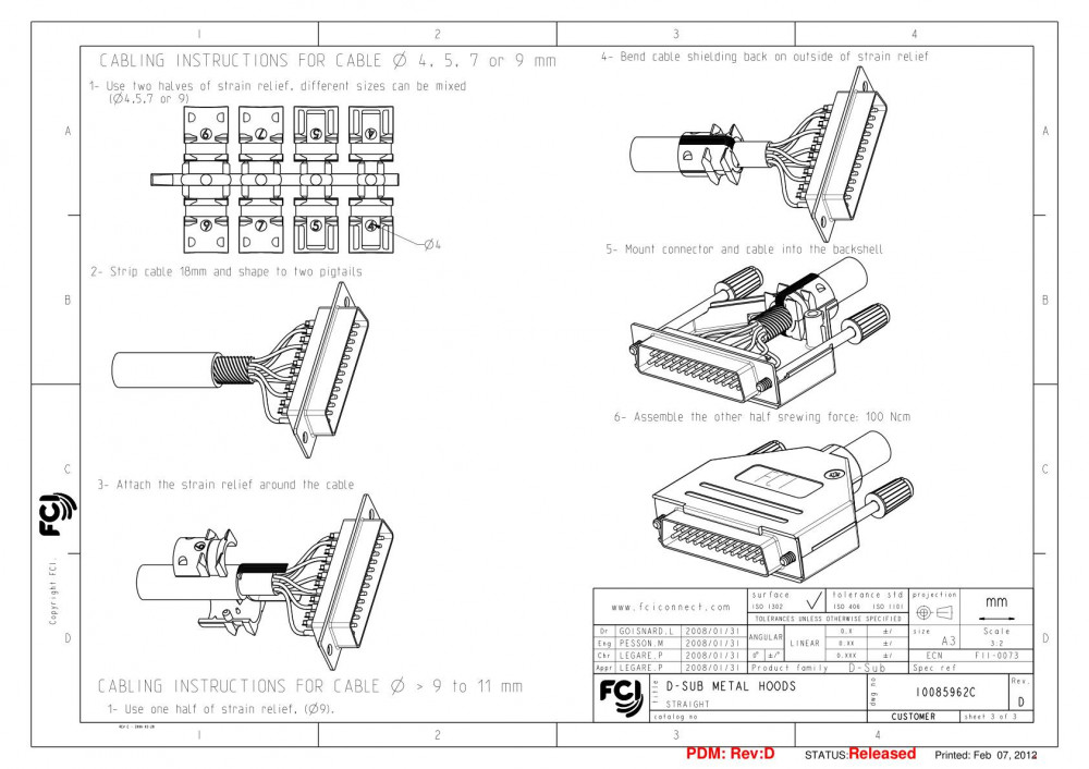 Amphenol 8655 series document page 3