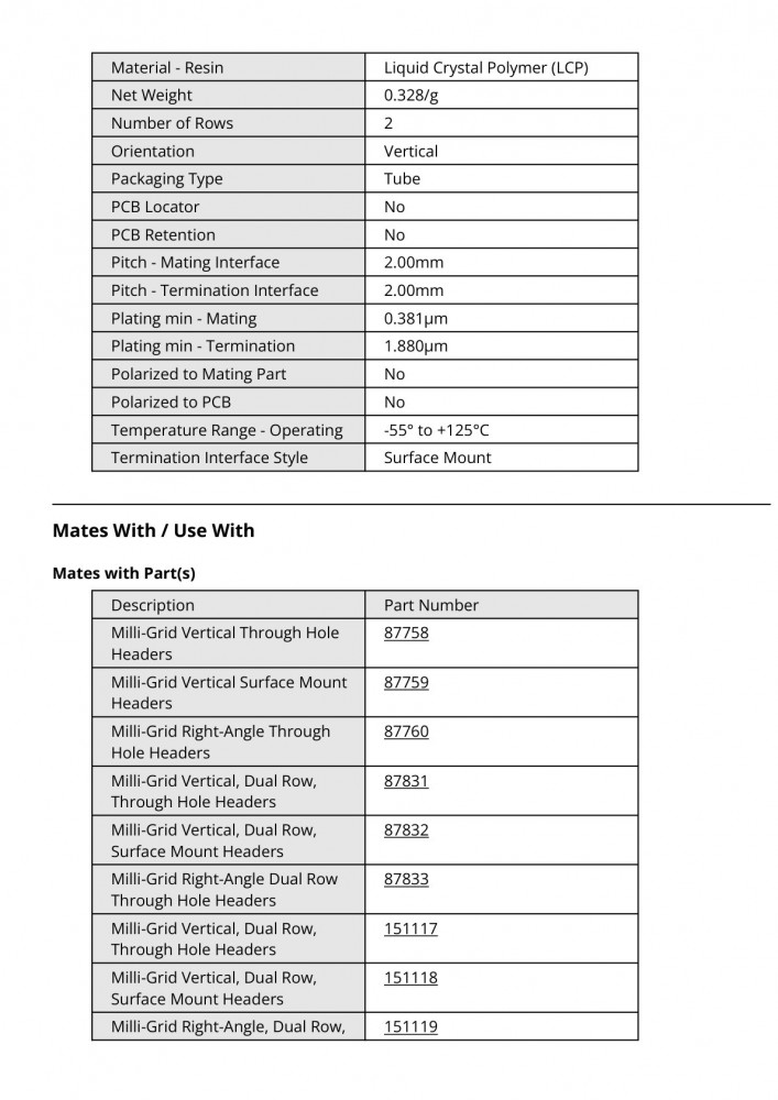 MOLEX 791095013 technical document page 3