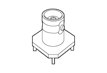 BNC Jack, Straight, Bulkhead Receptacle, PCB, Through Hole, Panel Isolated, Black PBT Housing, Nut and Lockwasher Included, Tray, 50 Ohms