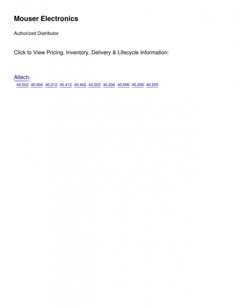 Altech terminal block datasheet page 2