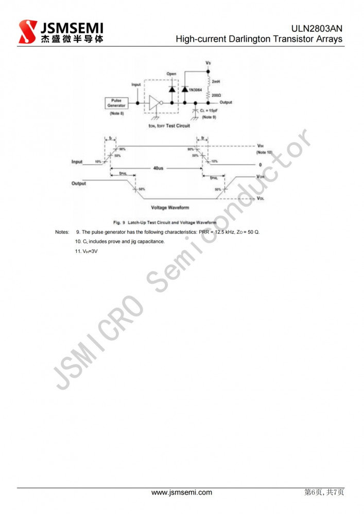 ULN2803AN-JSM datasheet page 6