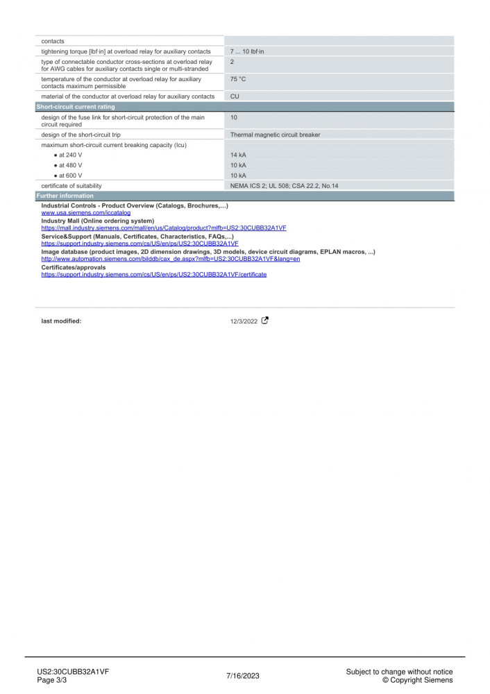 30CUBB32A1VF datasheet page 3