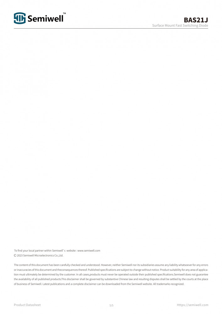 BAS21J datasheet page 5