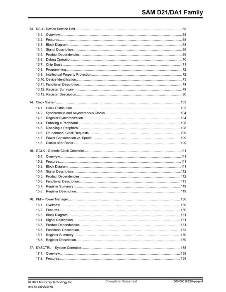 ATSAMD21-XPRO documentation page 4