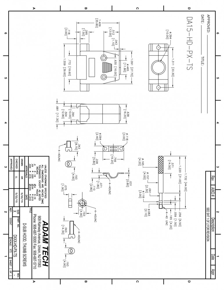 DE09-HD-PN-TS technical document page 2