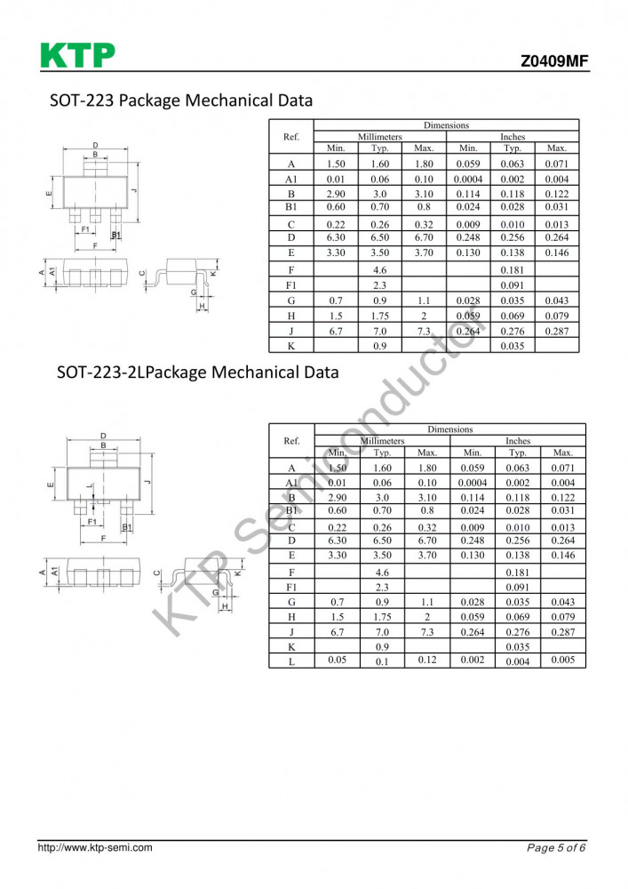 Z0409MF-KTP datasheet page 5