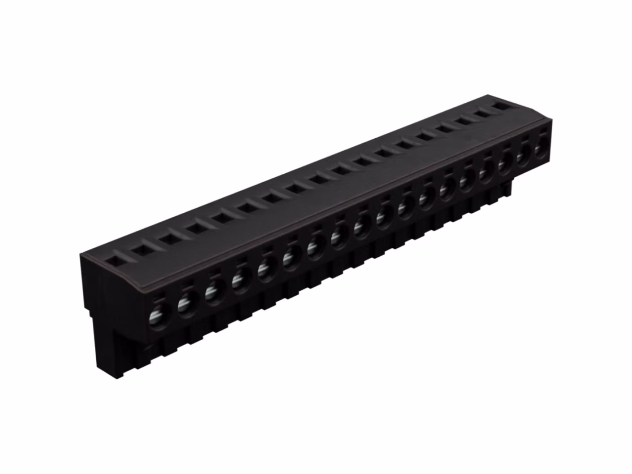 5.08mm Pitch Eurostyle Horizontal Plug, Gold (Au) Plated, Black, 18 Circuits for sale