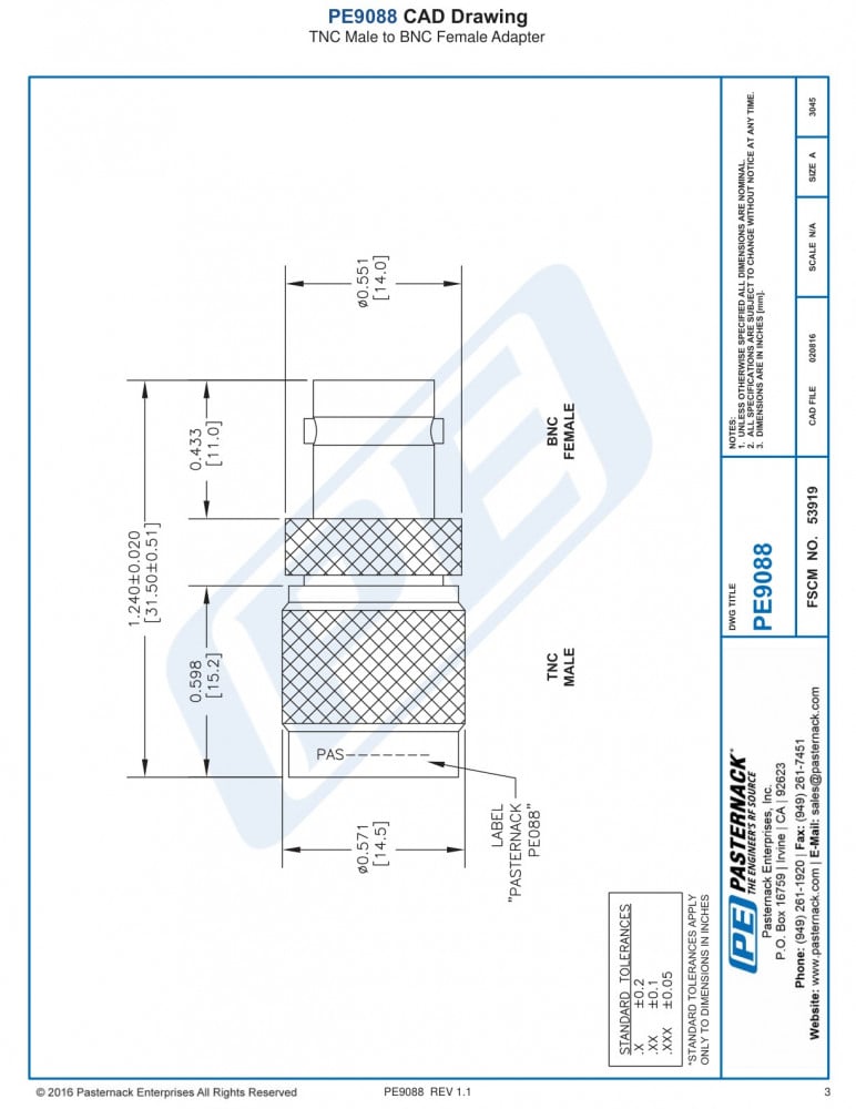 PE9088 technical document page 3