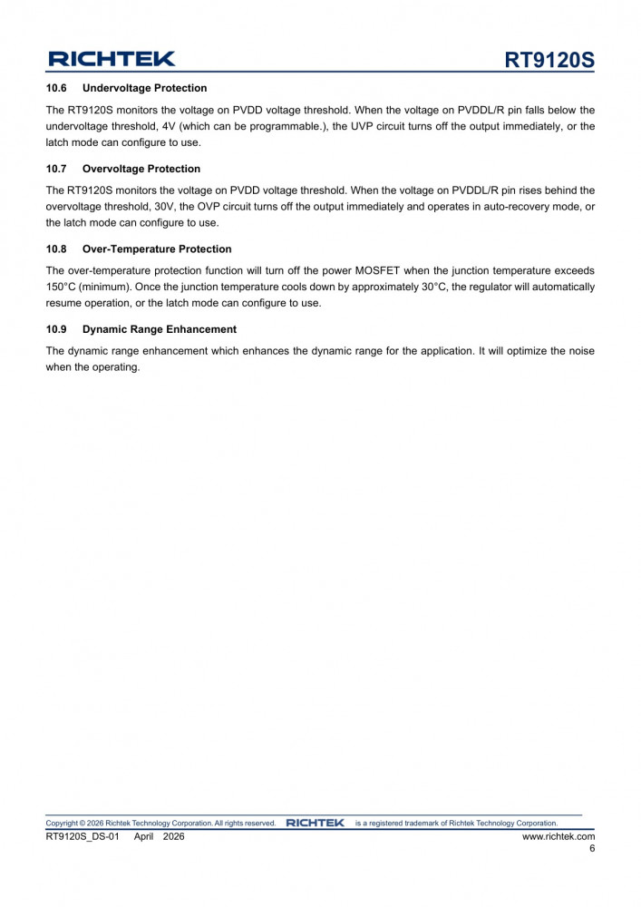 RT9120S datasheet page 6