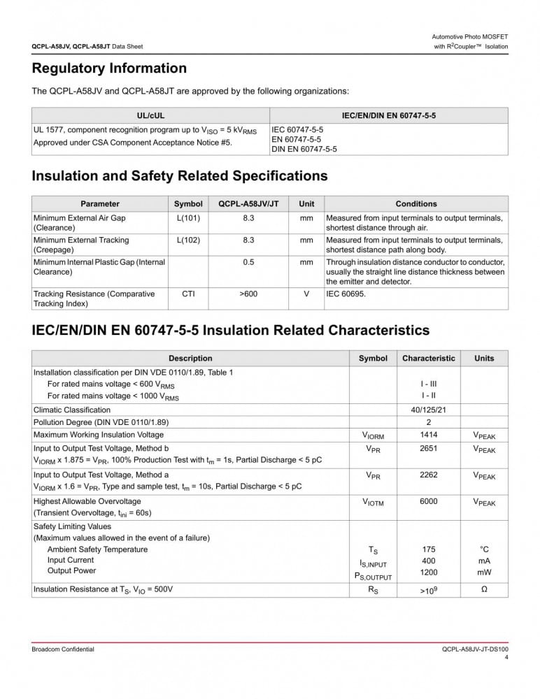 QCPL-A58JV-500E datasheet page 4
