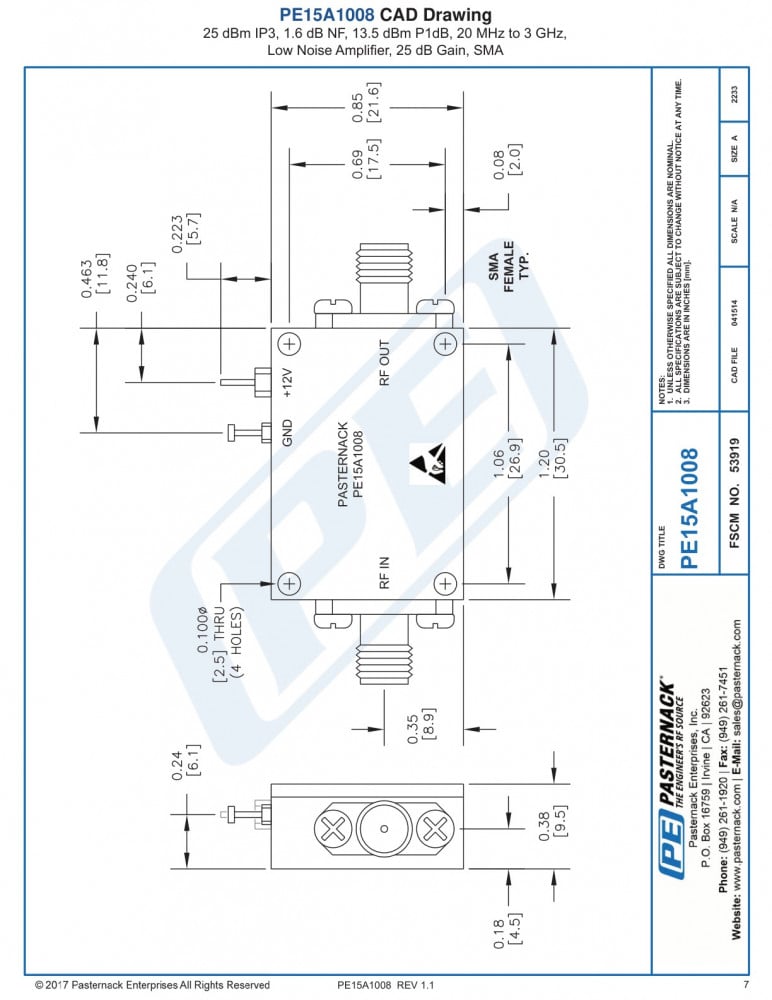 PE15A1008 datasheet page 7