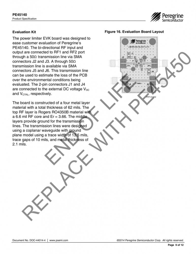 PE45140A-X datasheet page 9