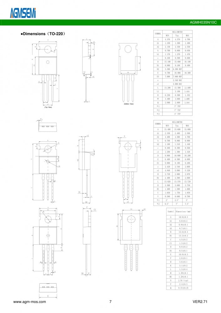 AGMH035N10C datasheet page 7