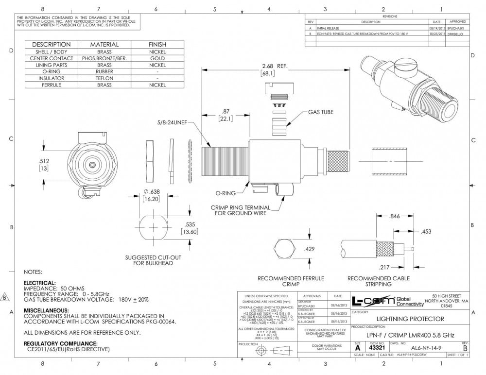 AL6-NF-14-9 technical document page