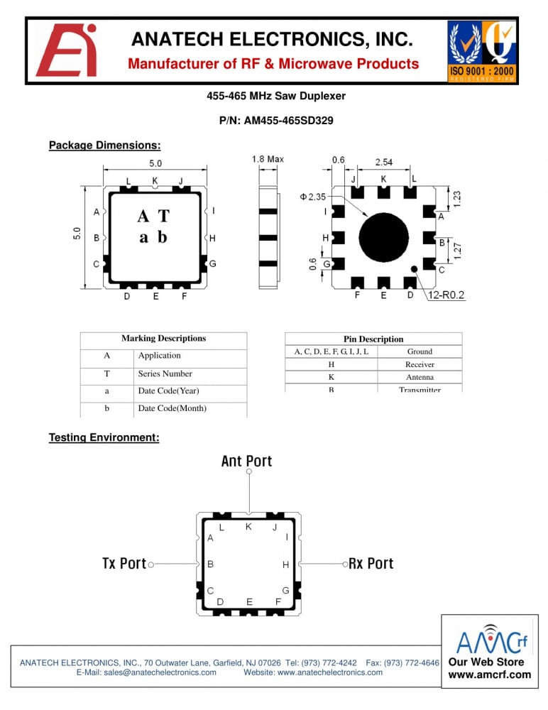 AM455-465SD329 technical document page 2