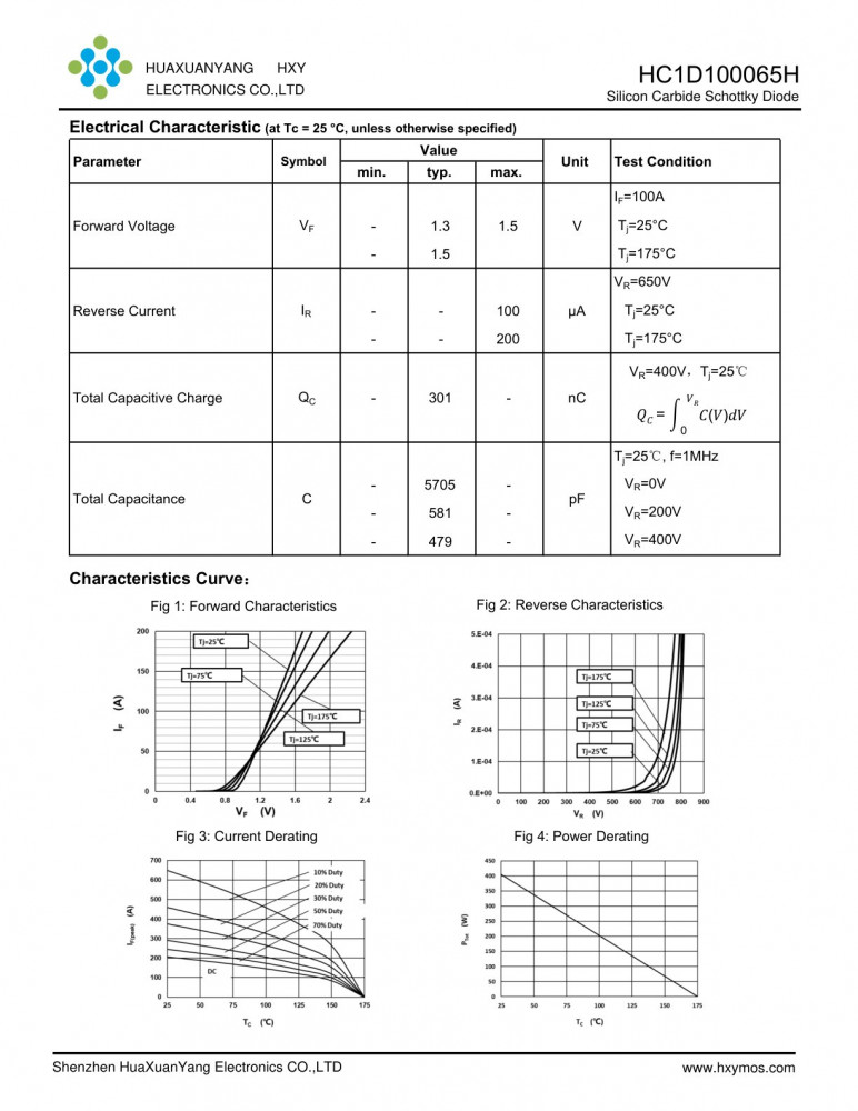 HC1D100065H datasheet page 3