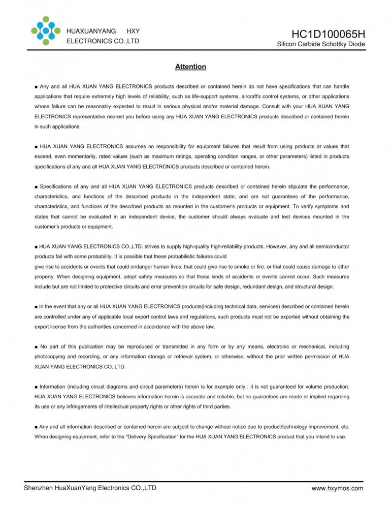 HC1D100065H datasheet page 6
