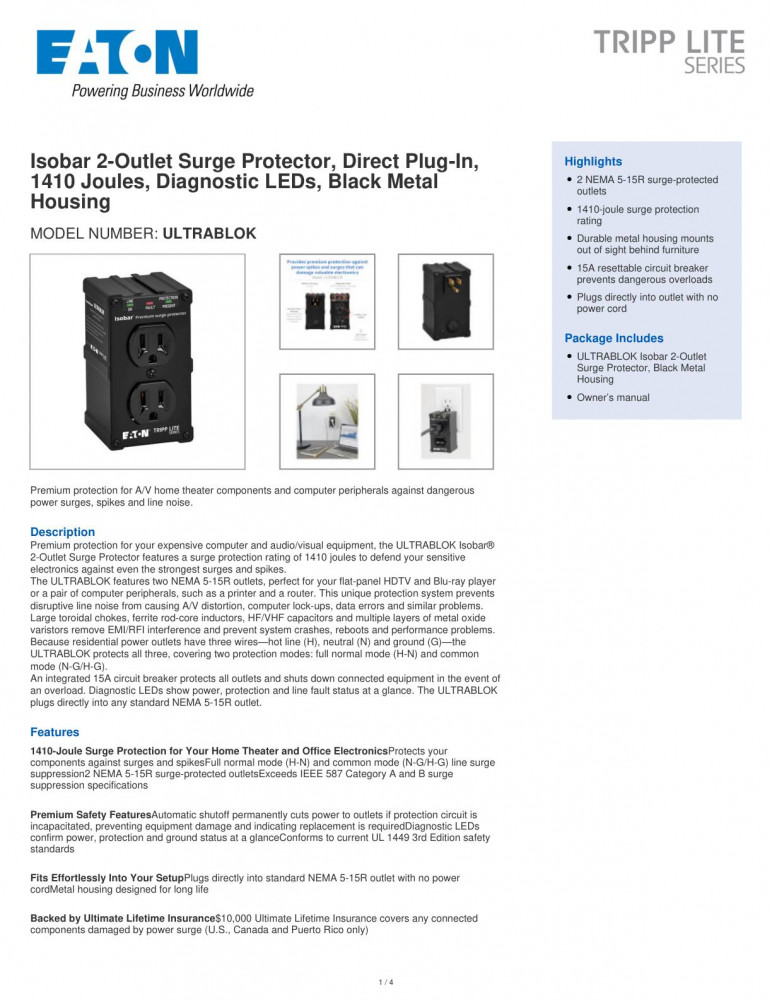 ULTRABLOK document page 1