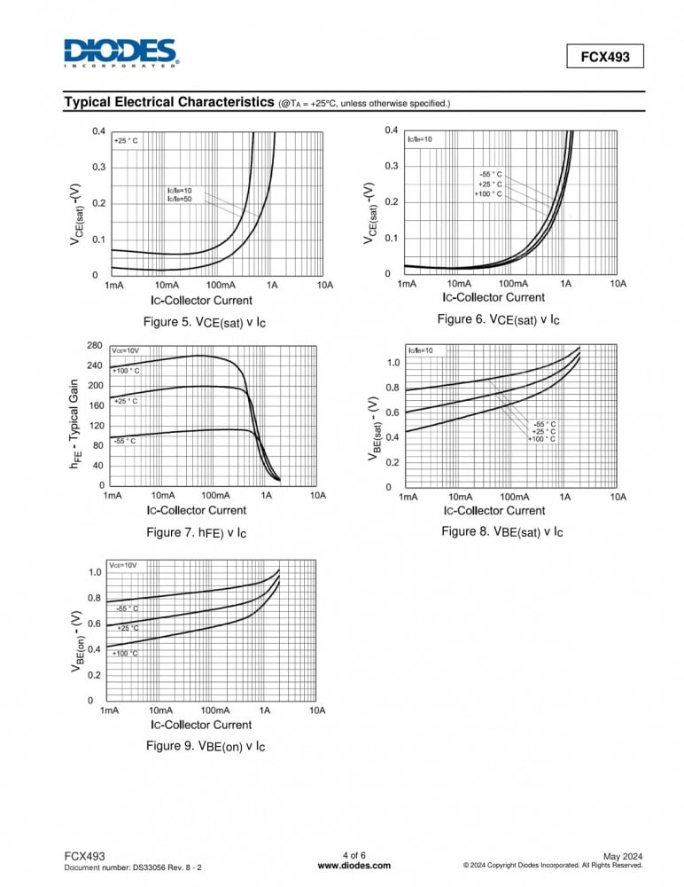 FCX493TA datasheet page 4