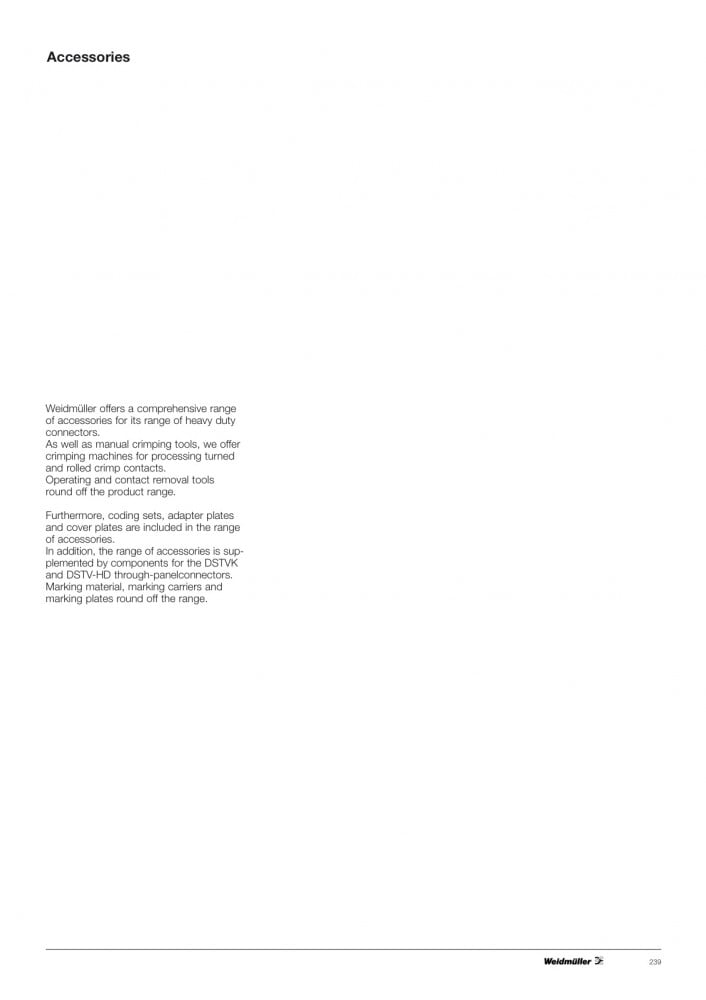 WEIDMULLER technical document page 2