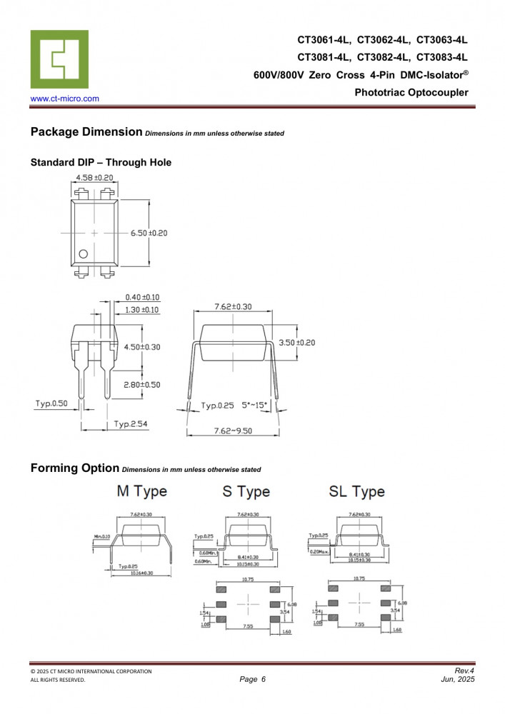 CT3081-4L datasheet page 6