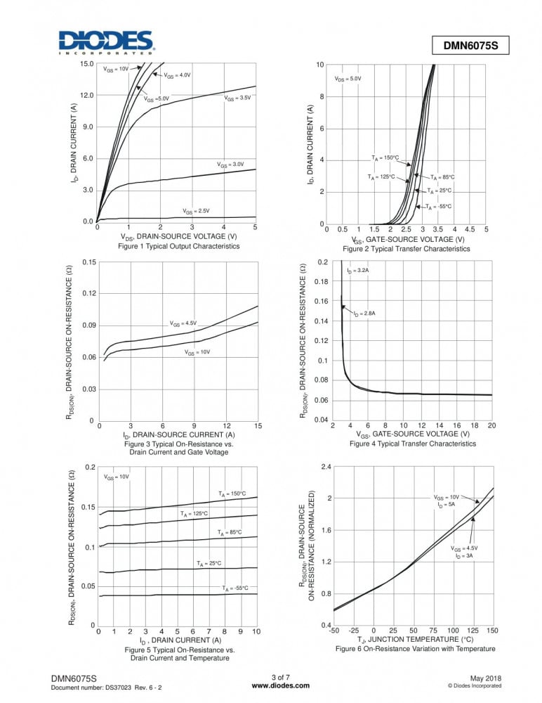 DMN6075S-7 datasheet page 3