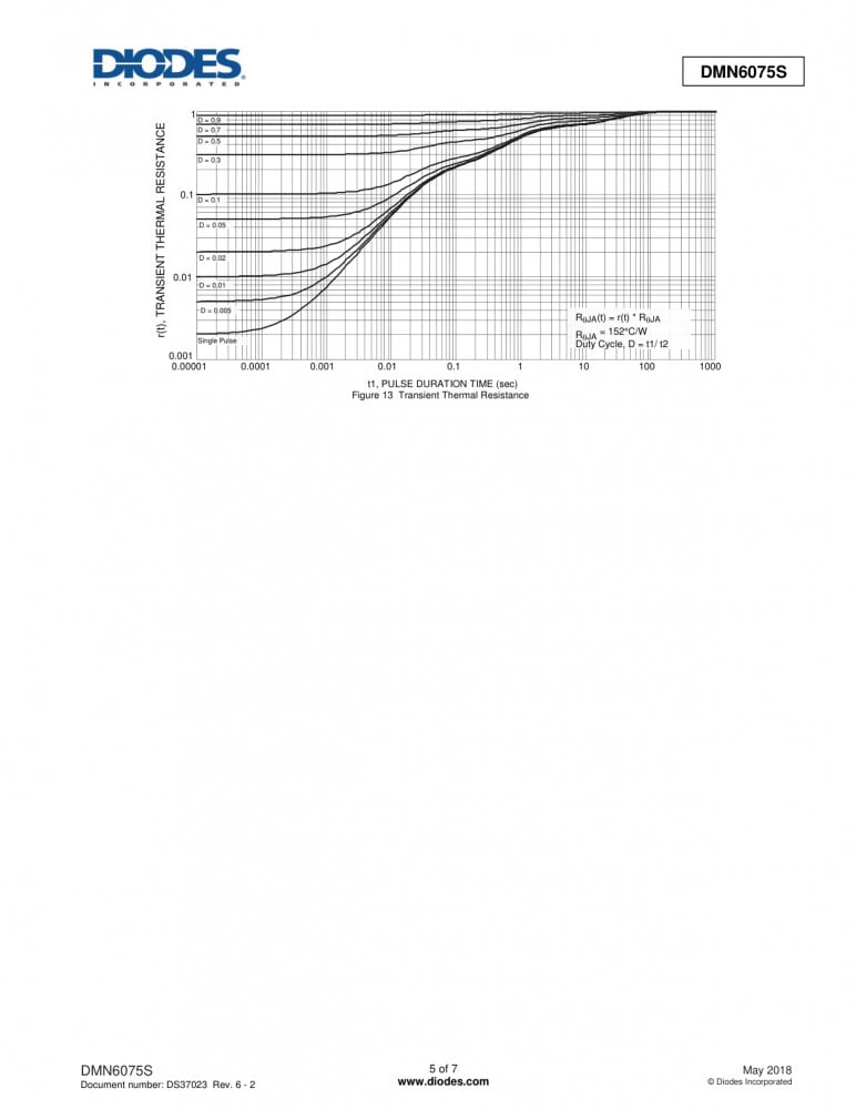 DMN6075S-7 datasheet page 5