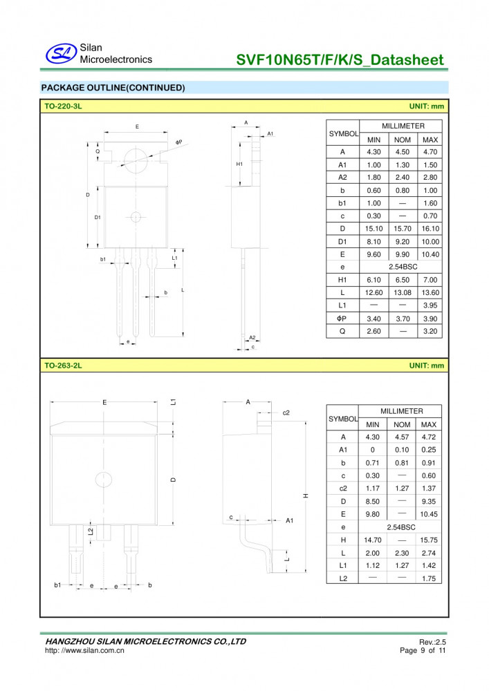 SVF10N65F datasheet page 9