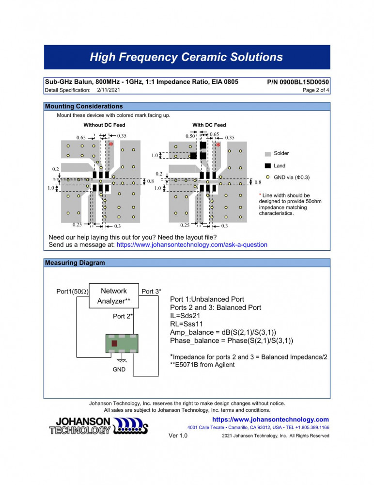 0900BL15D0050 datasheet page 2
