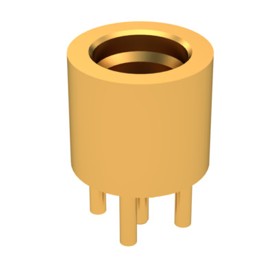 SMP / STRAIGHT MALE EDGE CARD RECEPTACLE SMT LIMITED DETENT