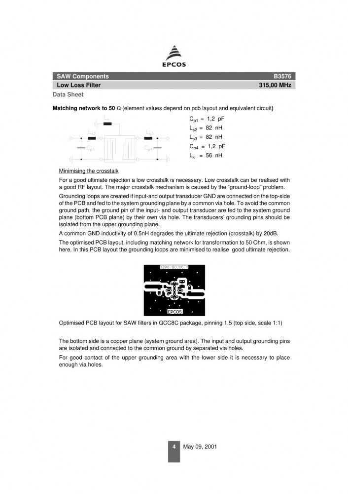 B3576 data sheet page 4