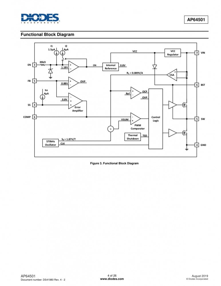 AP64501SP-13 datasheet page 4