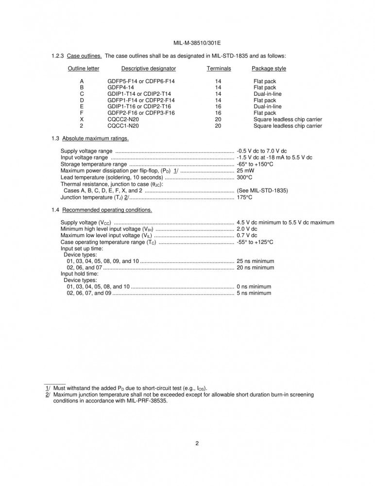 54LS107A/BCA technical document page 3