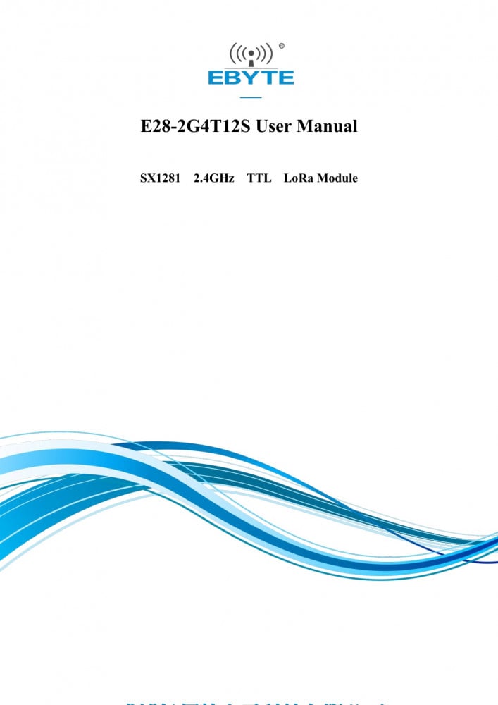 E28-2G4T12S manual page 1