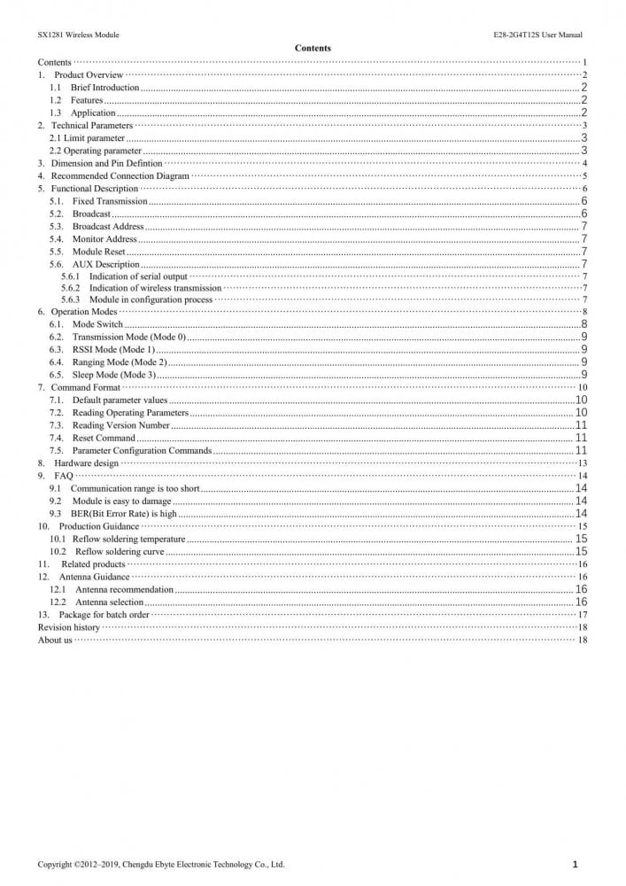 E28-2G4T12S manual page 2