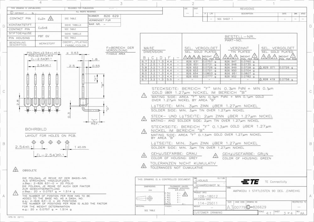 TE Connectivity 826629 drawing page 3