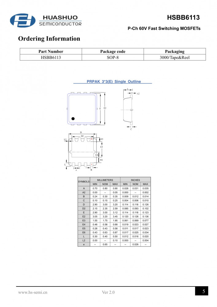 HSBB6113 datasheet page 5