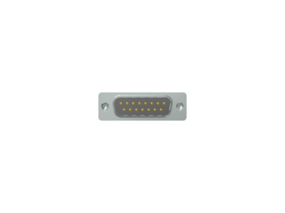D-SUB Standard • 15-pos. • Plug • Solder pin straight • Threaded rear spacer • Quality class 3 • UNC 4-40 for sale