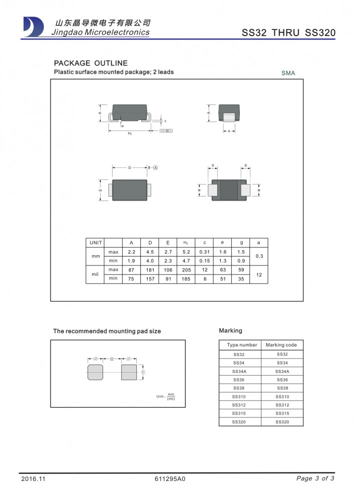 SS32 datasheet page 3