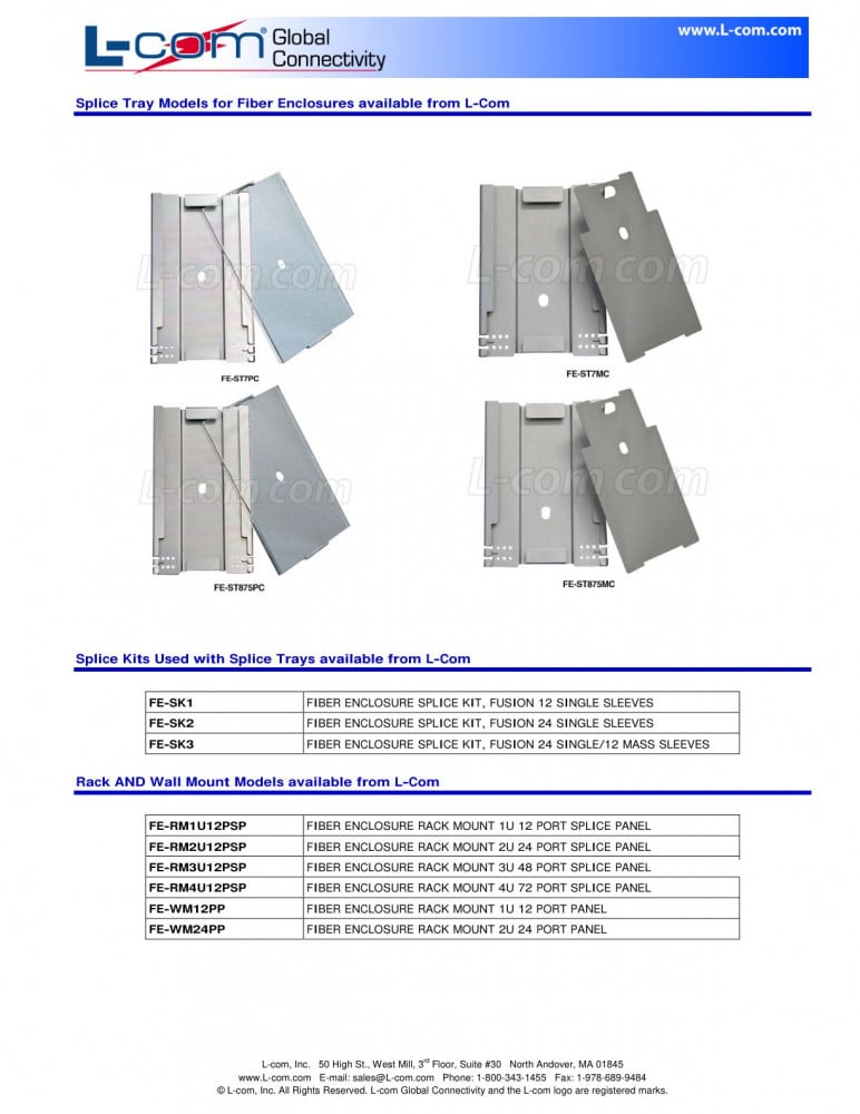 L-com FE-SK3 technical document page 2