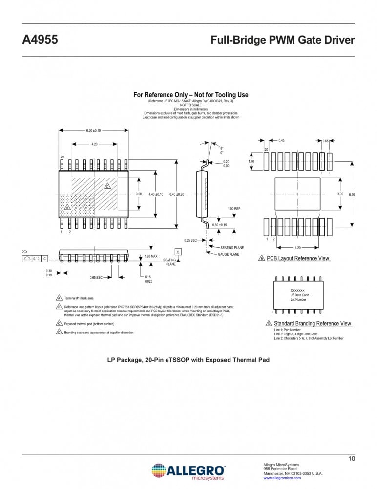 A4955 datasheet page 10