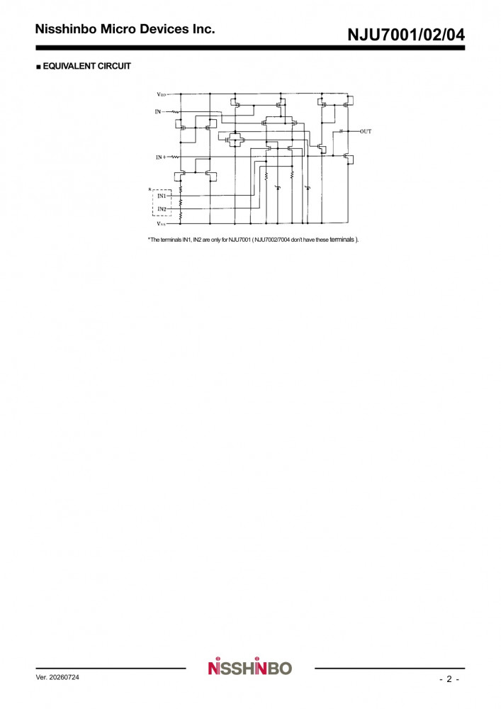 NJU7002 technical document page 2