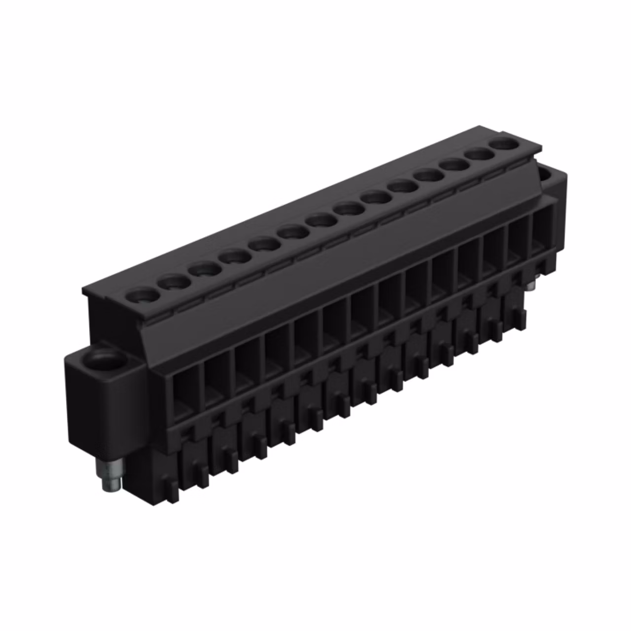 3.50mm Pitch Eurostyle Vertical Plug, with Retention Screws, Front Wire Entry, 14 Circuits for sale
