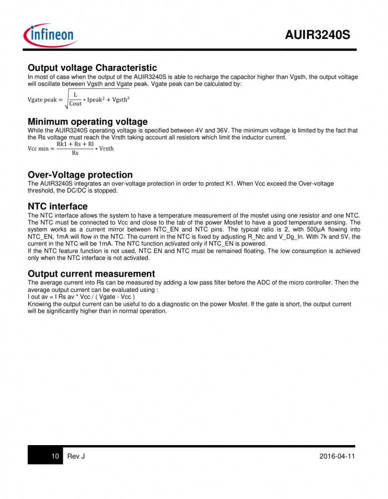 AUIR3240STR datasheet page 10