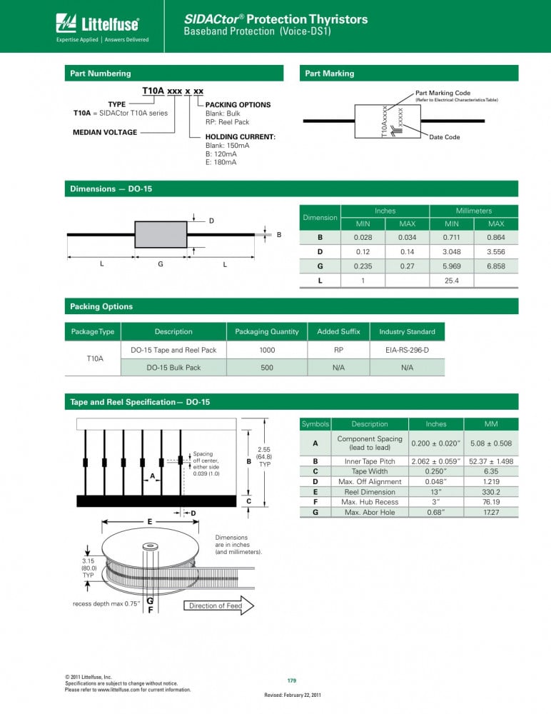 T10A220 datasheet page 4
