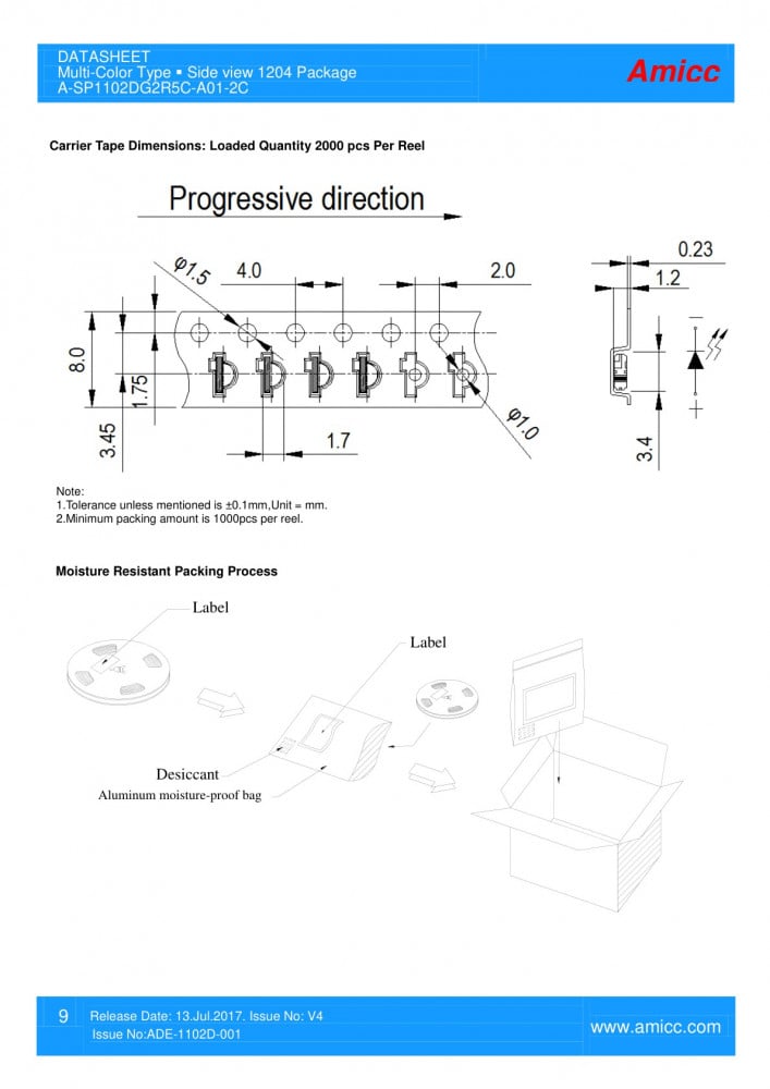 A-SP1102DG2R5C-A01-2C approval sheet page 9